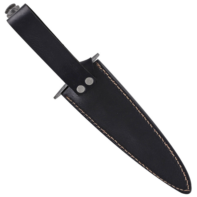 Full Damascus Steel Commando Knife | Pattern Welded Steel Full Tang ...