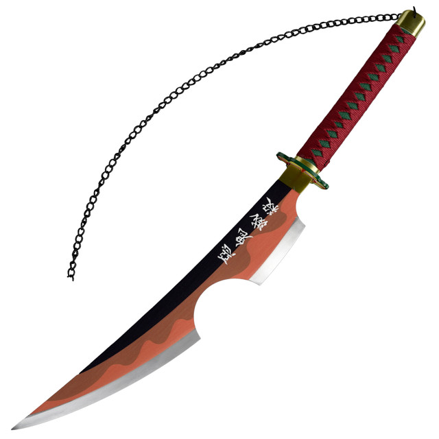 Uzui Tengen Collectible Twin Nichirin Cleaver Swords – Carbon Steel ...