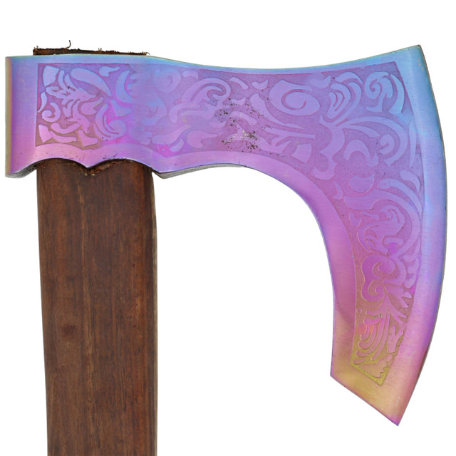 Ancient Traditions Medieval Viking Bearded Battle Axe | Titanium ...