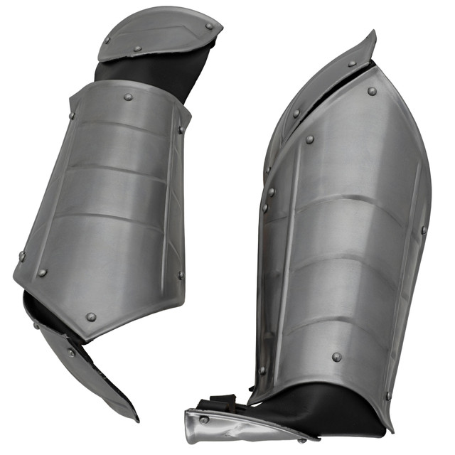 Medieval Steel Bracers with Plates | Adjustable Medieval Braces with ...