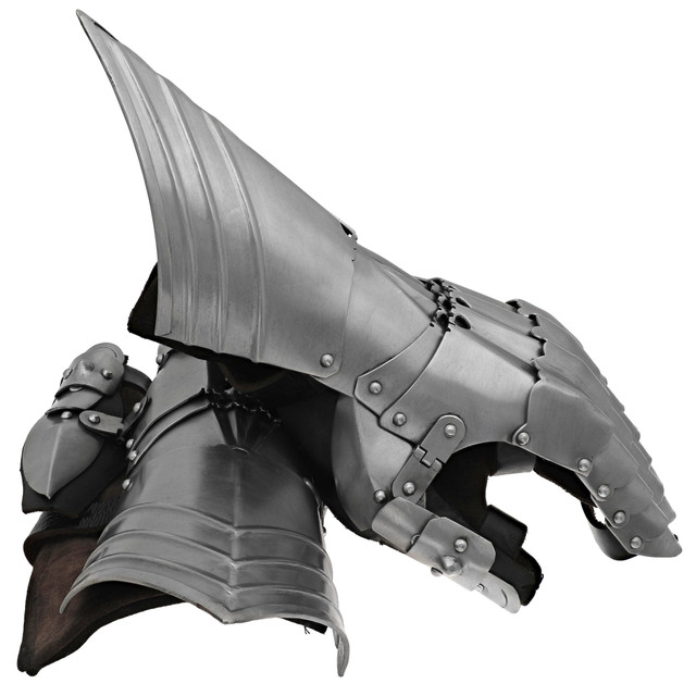 Medieval German Gothic Mitten Gauntlets | Steel Construction with ...
