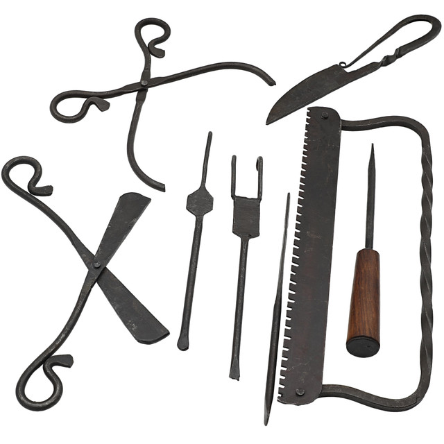Authentic Medieval Medical Surgical Kit | 8 Essential Medieval Surgical ...