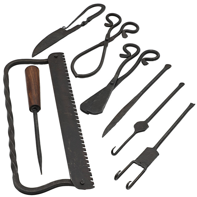 Authentic Medieval Medical Surgical Kit | 8 Essential Medieval Surgical ...