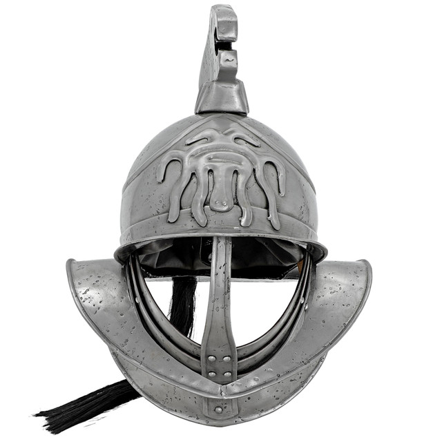 Spartacus Warrior Gladiator Helmet – Premium 18-Gauge Steel Battle Helm