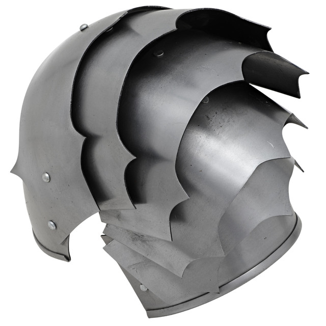 Medieval Stylish Pauldron – Polished Steel Shoulder Armor