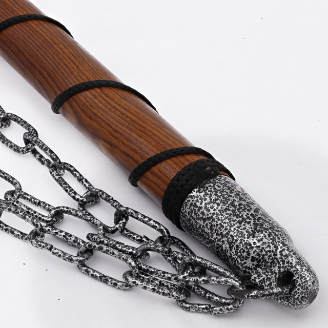 Medieval Three-Balled Spiked Flail – Classic Chain Mace Replica