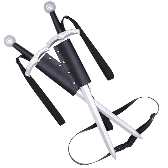 Foam Knightly Shortsword & Double Back Strap Sheath Kit – Set of 2 ...