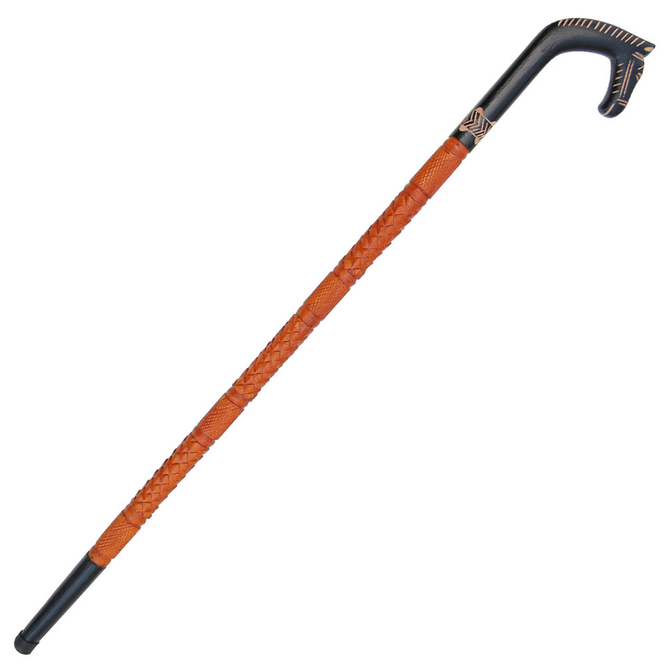 Handmade Divemaster Gentlemans Walking Cane - SwordsSwords.com