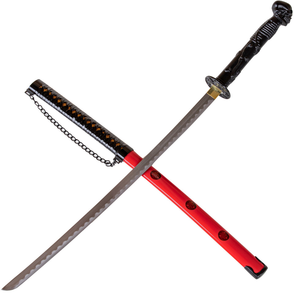Pits of Hell Skeleton Skull Samurai Katana | Japanese Shogunate ...