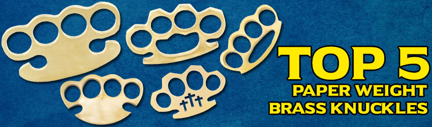 Top 5 Paperweight Brass Knuckles for Your Desk - SwordsSwords.com
