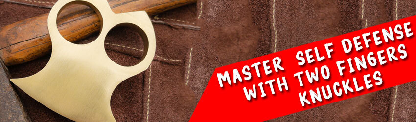 Master Self Defense in Minutes with These Two Finger Brass Knuckles ...