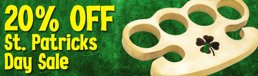 Score 20% OFF on These Knuckle Dusters this St. Patrick's Day ...