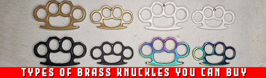 Types of Brass Knuckles You Can Buy - SwordsSwords.com