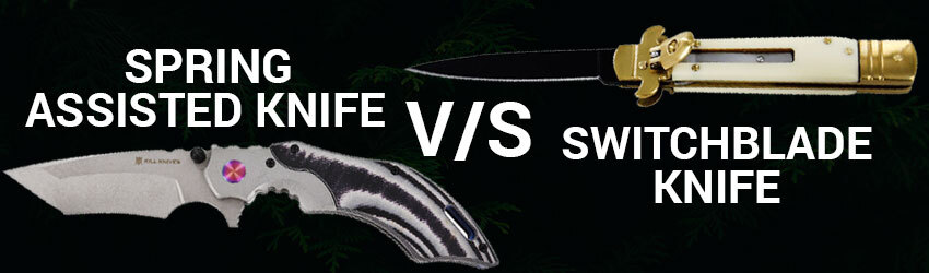 Spring-Assisted vs. Switchblade | The EDC Showdown - SwordsSwords.com