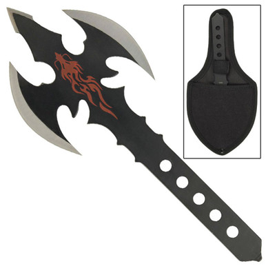 Dragon's Mighty Fury Triple Edge Sharp Throwing Axe