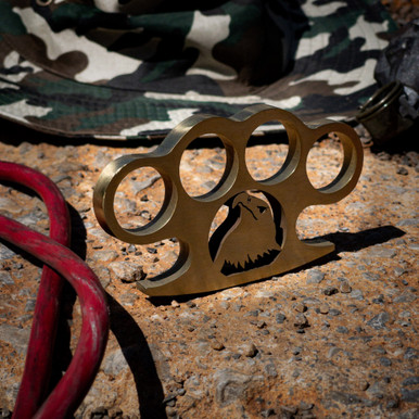 Carrier of Freedom 100% Pure Brass Knuckles Wire Cut Design Paperweight ...