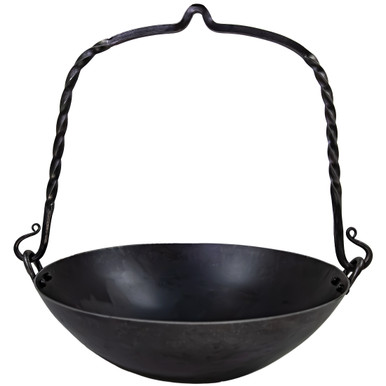 Feed a Village Medieval Viking Kettle Camping Outdoor Kitchenware Iron ...