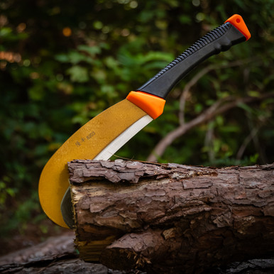 Golden Swing Outdoor Yardwork Machete – Heavy Duty Gold Blade with ...