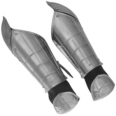 Medieval Steel Bracers with Plates | Adjustable Medieval Braces with ...