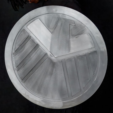 Eagle Polish Shield - Polished Mild Steel Round Shield with Belt Handle ...