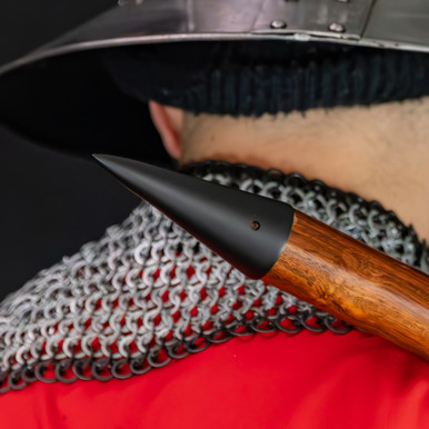 Divide & Conquer Spear Butt Cap Pointed | High Carbon Polished Steel ...