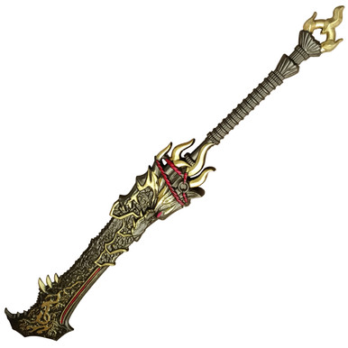 LARP Sword Naraka Bladepoint , Gold PU Blade with Solid Core