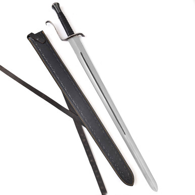 Sword with Premium Leather Sheath – Medieval-Inspired Longsword