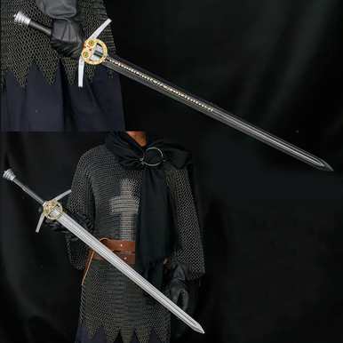 Silver Or Black Blade Fantasy Sword – A Must-Have Cosplay Prop