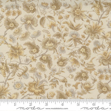 Moda - Regency Somerset Blues - Wellington Floral, Shadow White ...