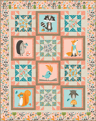 Free Pattern - Studio E. - Welcome to our Neighborwood Quilt #1 ...