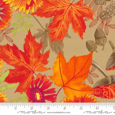 Moda - Forest Frolic - Indian Blanket Floral, Carmel - Lancaster Home ...