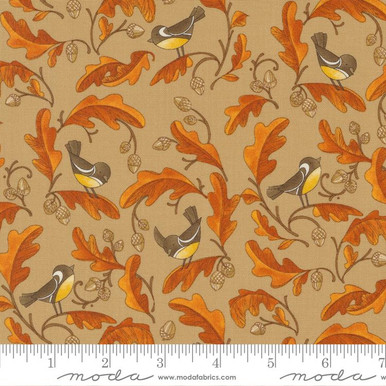 Moda - Forest Frolic - Chickadees & Acorns, Caramel - Lancaster Home ...