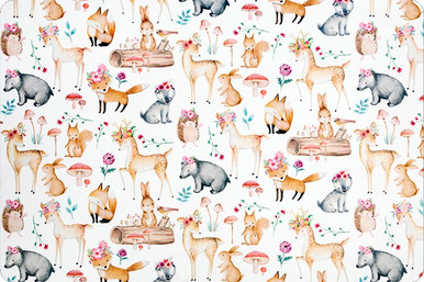 Shannon Fabrics - Cuddle Prints - Sweet Darlings, Snow - Lancaster Home ...