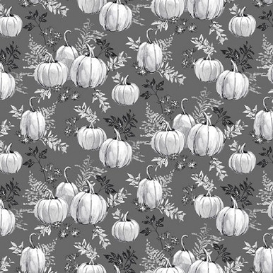 Blank Quilting - Harvest Classics - Pumpkin Toile, Gray - Lancaster ...