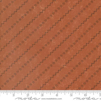 Moda - Daisy Lane - Stripe, Tiger Lily - Lancaster Home & Fabric