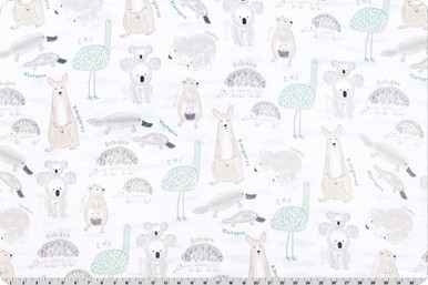 Shannon Fabrics - Cuddle Prints - Outback, Simply Taupe - Lancaster ...