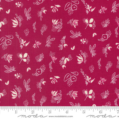 Moda - Things Above - Floral Sprinkles, Pomegranate - Lancaster Home ...