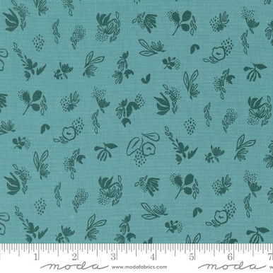 Moda - Things Above - Floral Sprinkles, Teal - Lancaster Home & Fabric