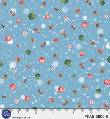 P & B Textiles - Frost & Fable - Ornament Toss, Blue - Lancaster Home ...