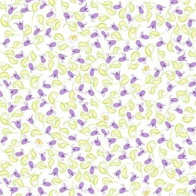 SusyBee - Bird's Buddies Mini Tulips & Bees, Light Aubergine ...