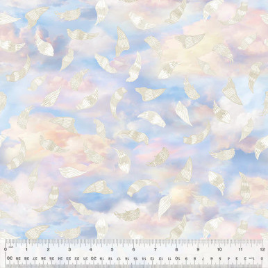 Windham Fabrics - Celestine - Angel Wings, Day - Lancaster Home & Fabric