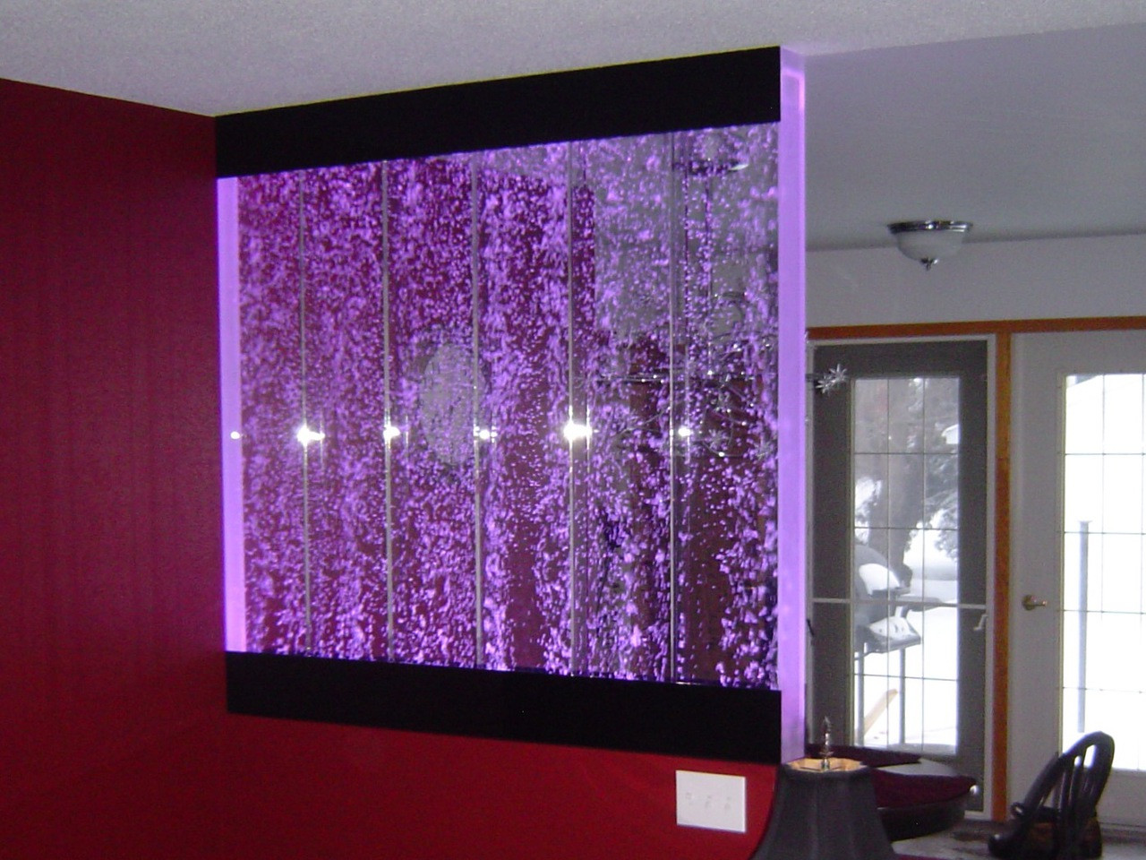 Bubble Wall Vertical Baffles - Half Size Wall | Water Gallery