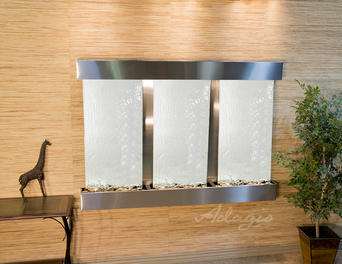 Adagio Cottonwood Falls Mirror Water Fountain | Water Gallery LLC