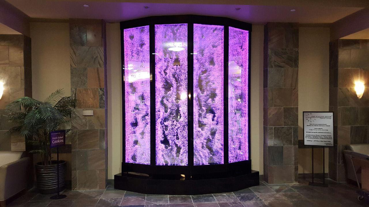 Bubble Wall Vertical Baffles - Half Size Wall | Water Gallery