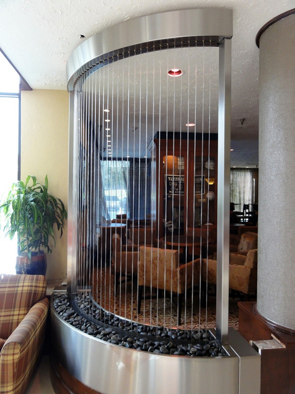 Custom Rain Curtain Water Feature | Water Gallery