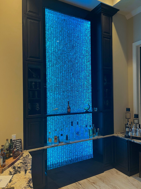 Palm Coast Vertical Chambered Bubble Wall - Water Gallery
