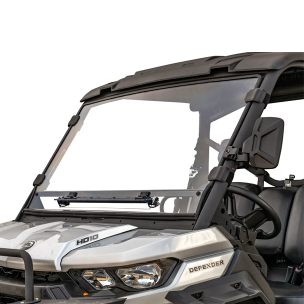 Can-Am Defender Vented Full Windshield - Scratch Resistant
