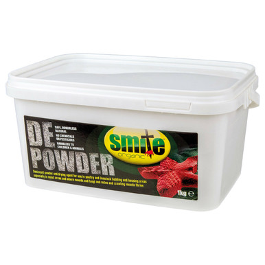 1kg Smite DE Organic Red Mite Louse Powder 1kg bucket Ticks Chicken Poultry