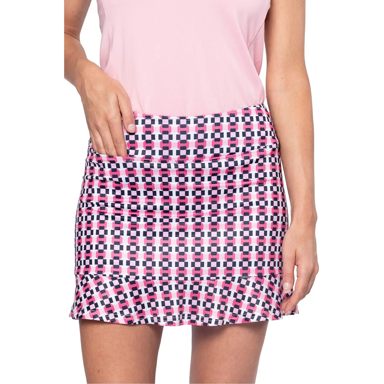 Golftini The Fighter Stretch Tech Ruffle Pull On Skort