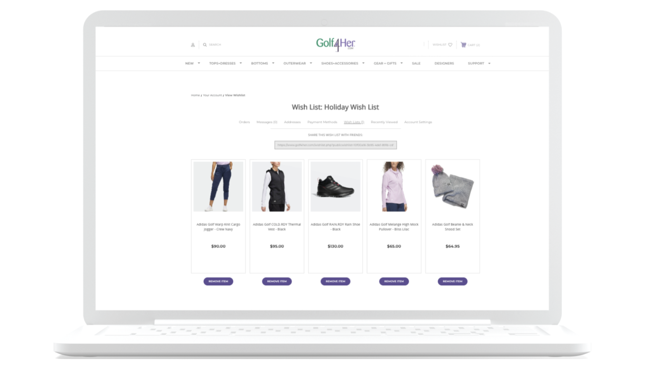 Build The Perfect Wish List - Golf4Her.com